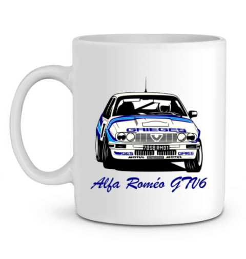 Mug Alfa Romeo GTV6 2,5 version Grièges – C Rigollet | Greenbird-racing